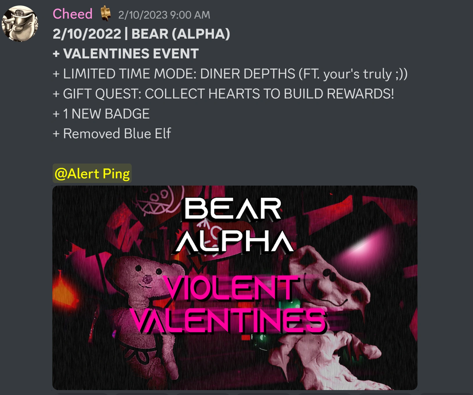 BEAR (ALPHA) VALENTINES EVENT | Fandom
