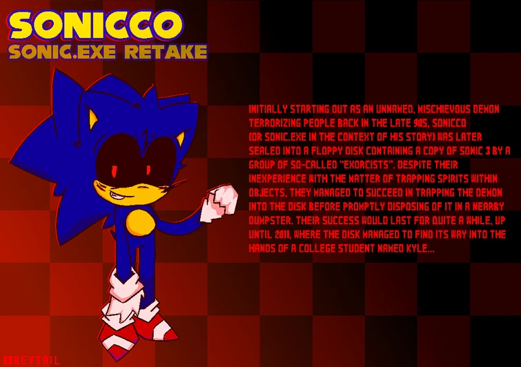 Finished my sonic.exe retake | Fandom