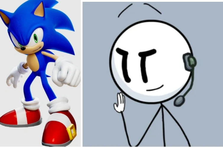 Sonic and Henry Stickmin comparison post. | Fandom
