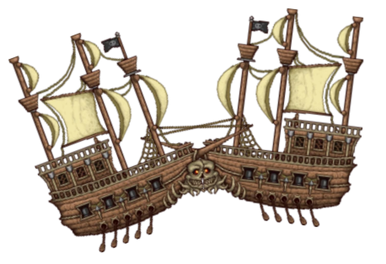 If you add two Flying Dutchman from Terraria and make them kissing, it ...