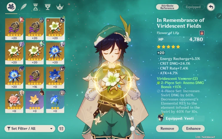 Which set to farm to optimise Venti (please help) ? | Fandom