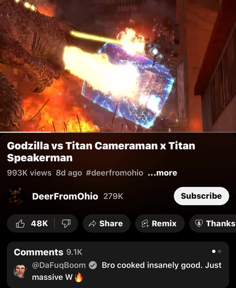 Godzilla vs Titan Cameraman, Titan Speakerman, and Titan TV-Man | Fandom