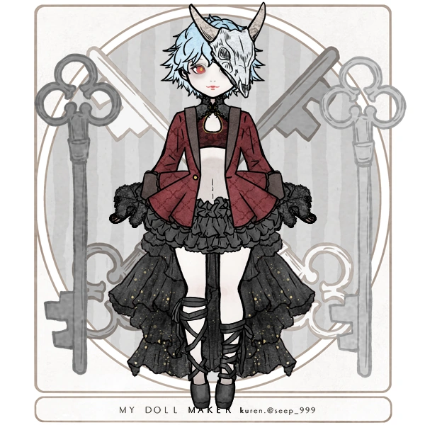 MY NEWEST OCS!!(Done with the MY DOLL MAKER Picrew) | Fandom