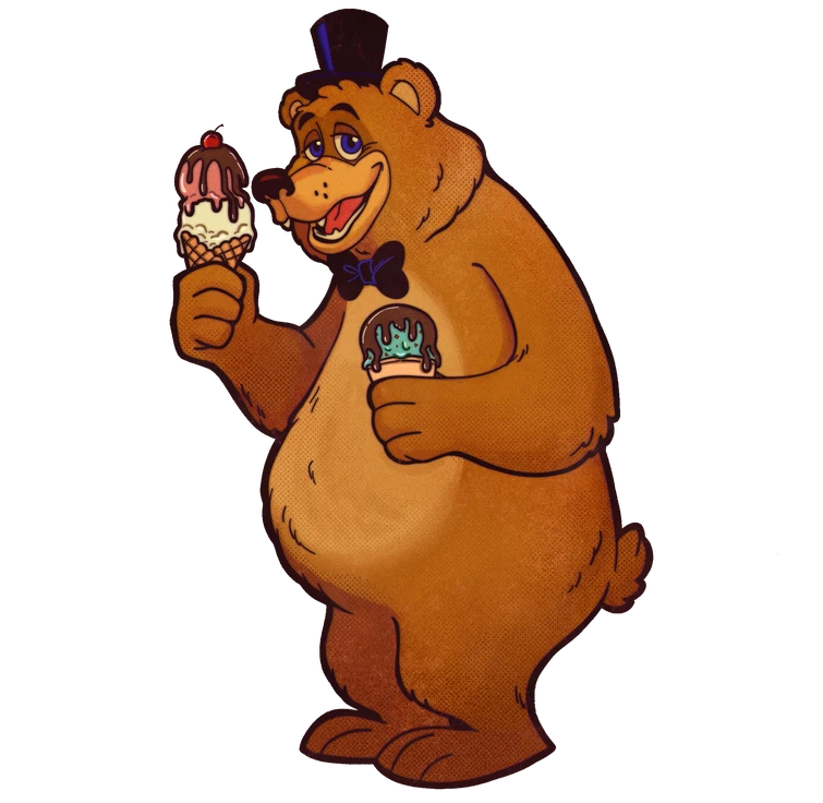 According to the wiki, this is supposed to be a cutout of Fredbear ...