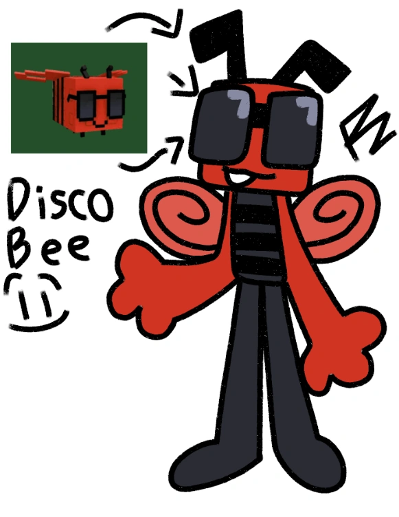Disco Bee drawing by me | Fandom