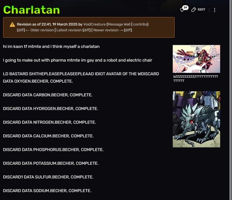 Can someone like block VoidCreature already | Fandom