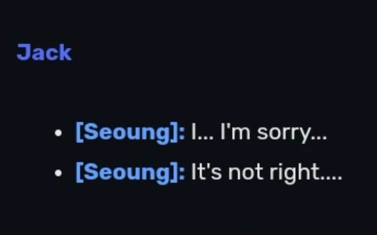 thinking about jack and seoung's relationship quite a bit | Fandom