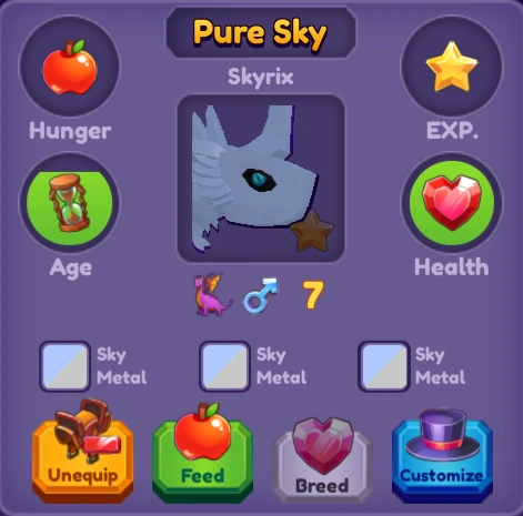 Swapping or Trading a Pure Sky Skyrix | Fandom
