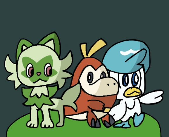 Decided to draw the Paldea starters. | Fandom
