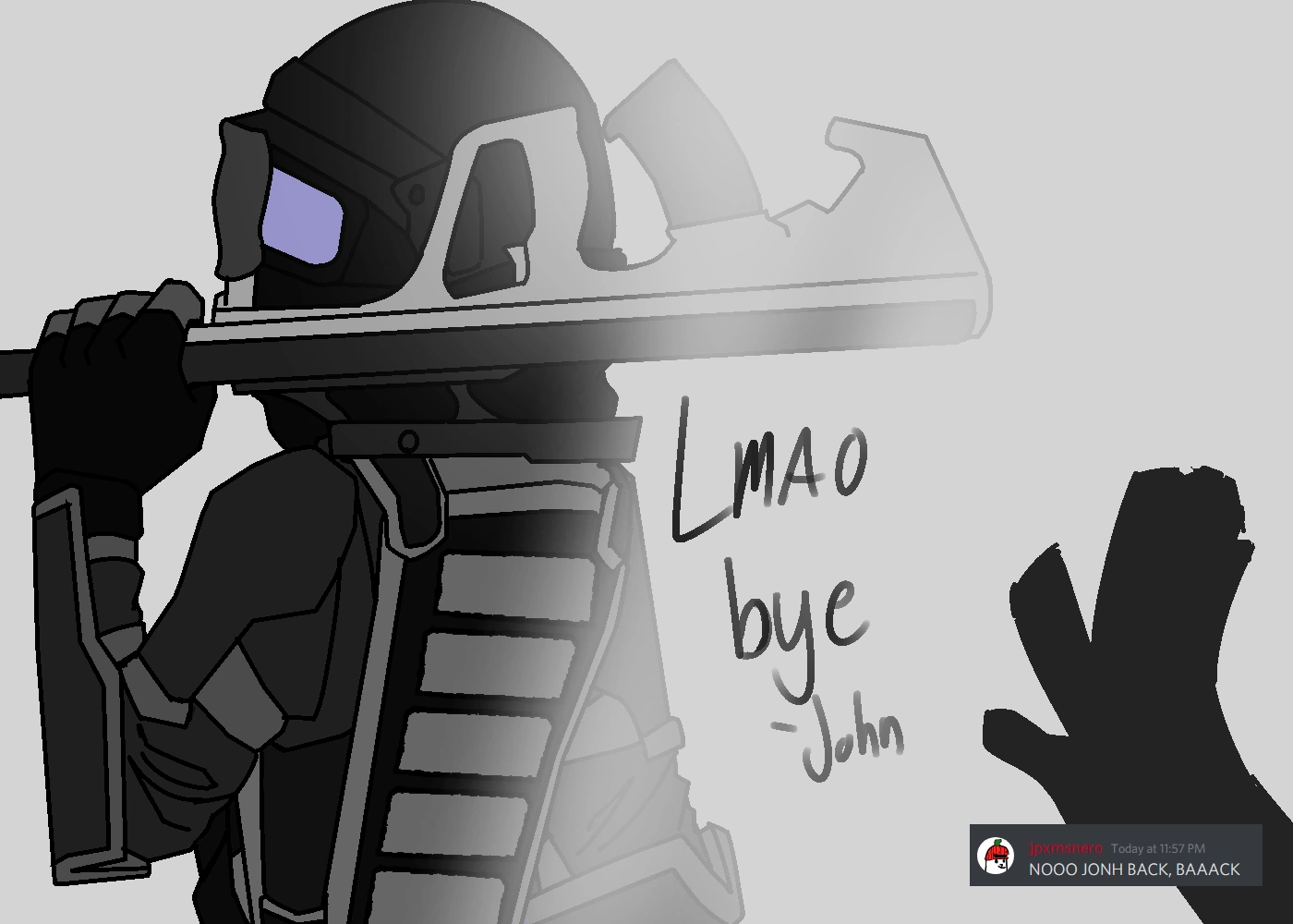 lmao bye -john | Fandom