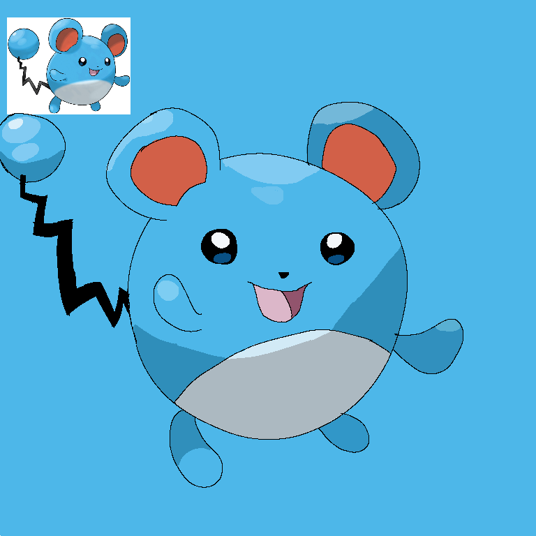 Marill doodle | Fandom