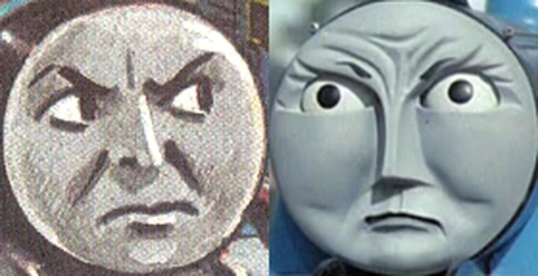 The basis for some of James' TV Series faces | Fandom