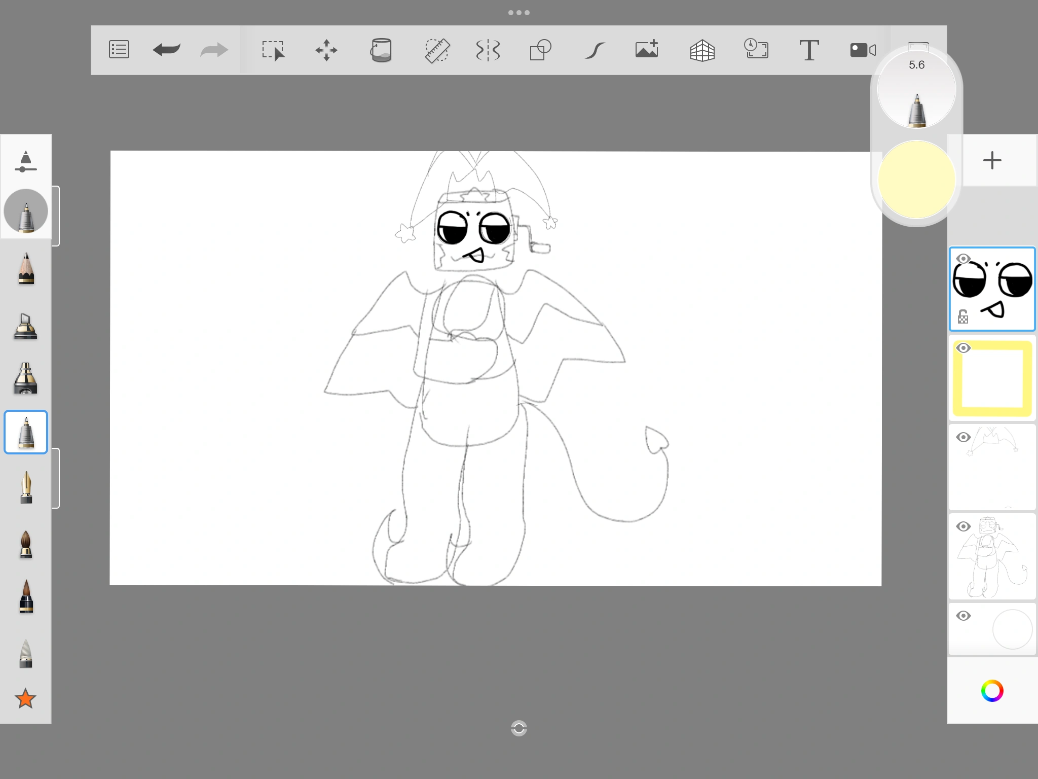 guhh new oc sketch!! im still thinking of what palette to give em zawg ...