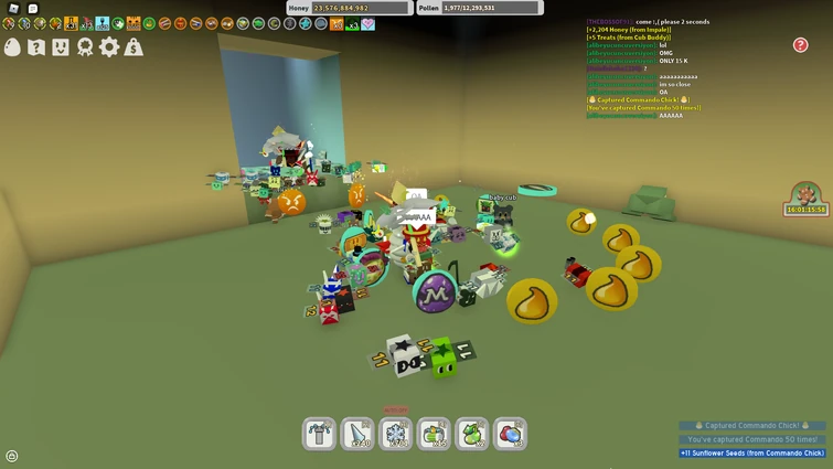 I killed commando chick 50 times and i got mythic egg. I hatched mythic ...