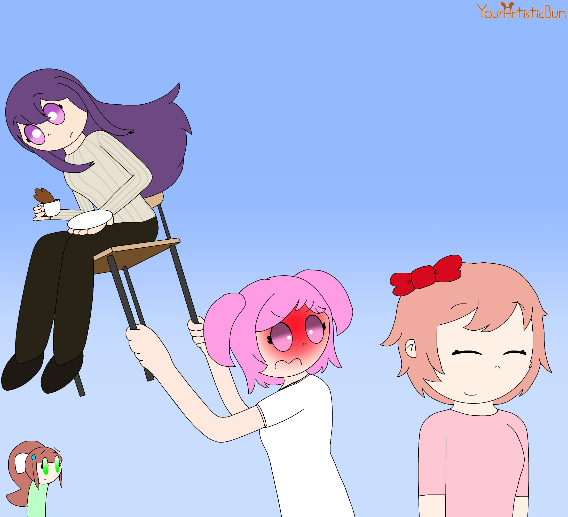First DDLC drawn artwork I’ve posted here. | Fandom