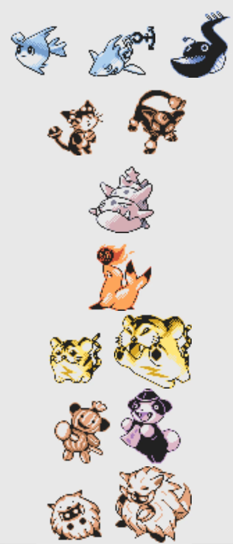 Pokémon Gold and Silver Versions: Pokémon Development | Fandom