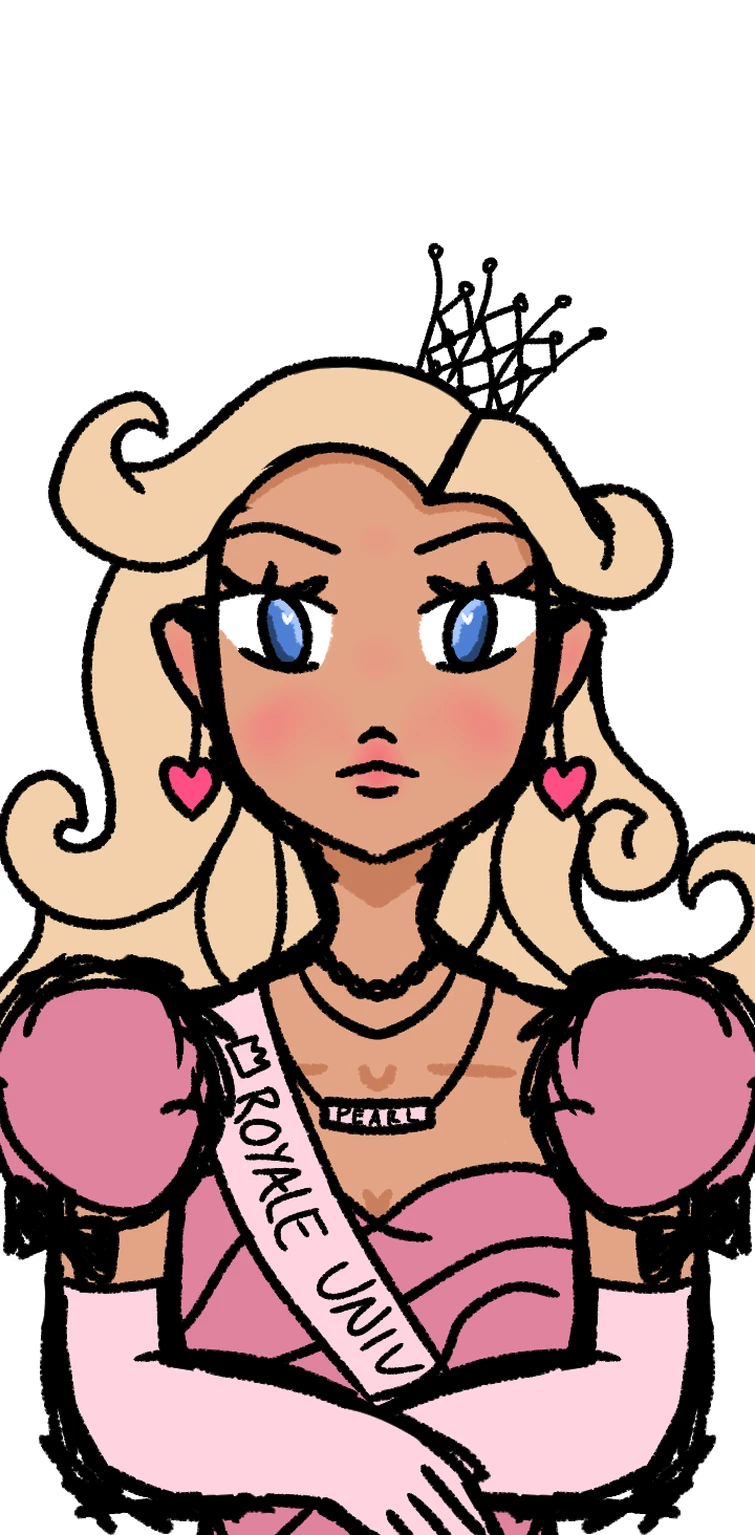 Pearl the Pageant Lady Drawing (Progress 2/?) | Fandom