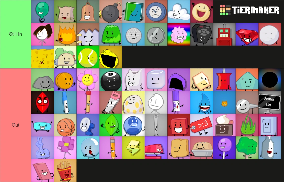 BFDI characters voting 24 | Fandom