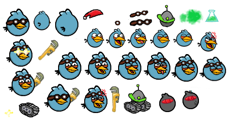 Updated Angry Birds Unloaded Sprites for AB's 13th Bird-day/Anniversary ...