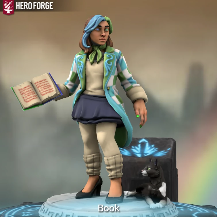Golf Ball and Book humans in Heroforge! | Fandom