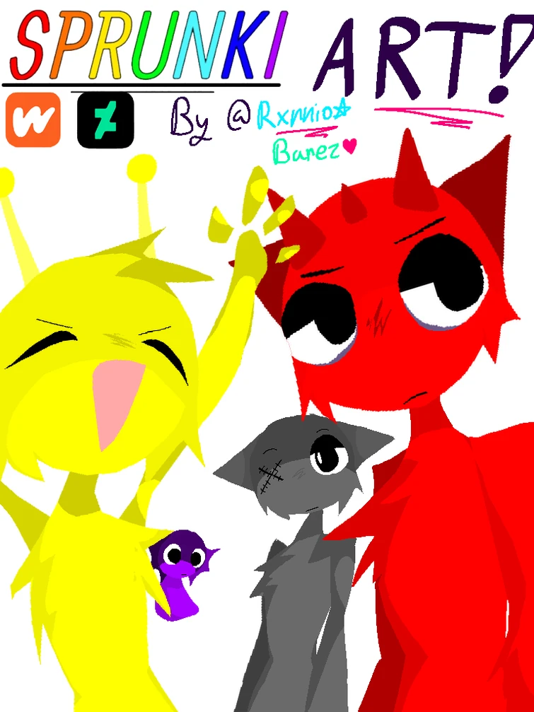 my current Sprunki drawings!! | Fandom