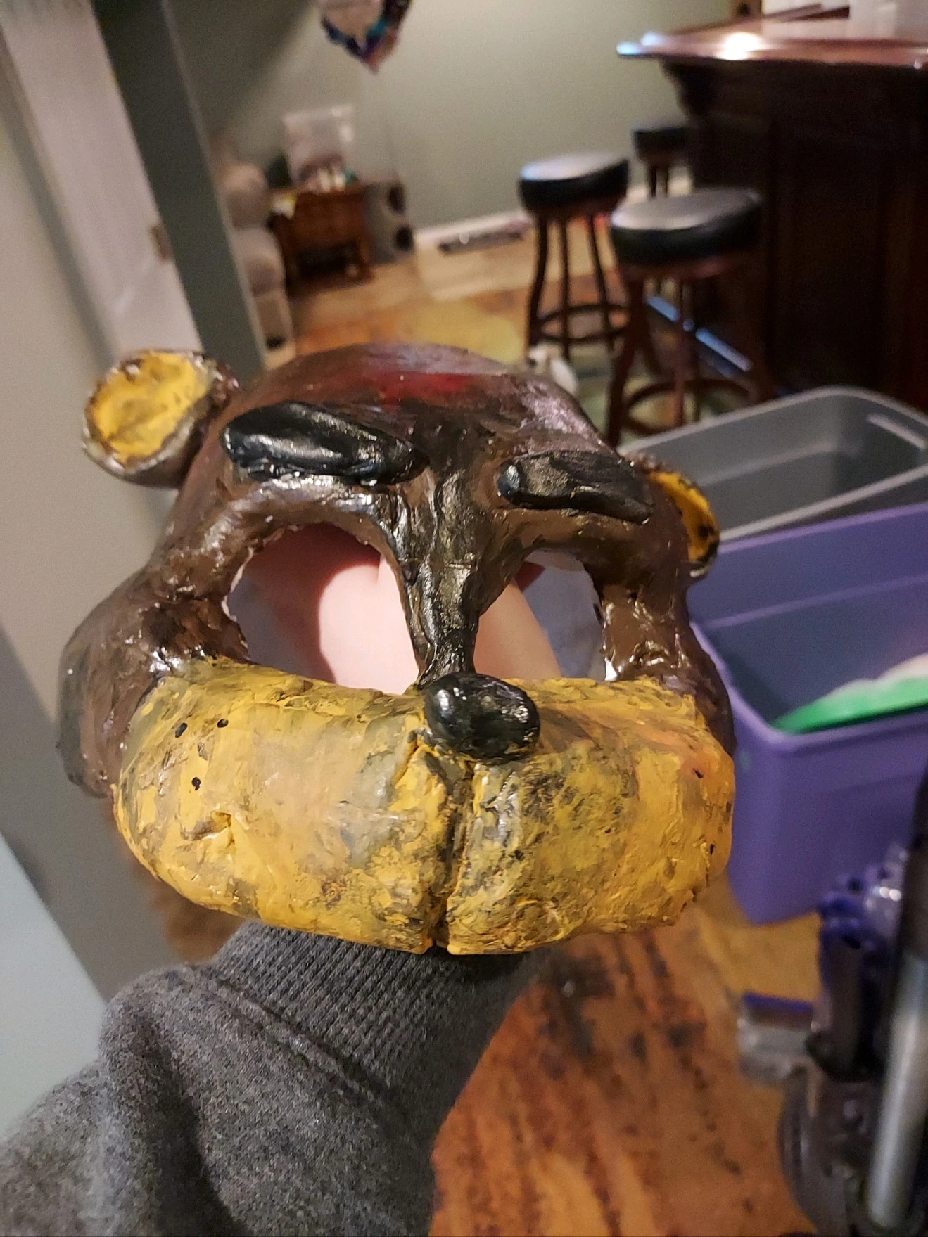Completed freddy mask prop | Fandom