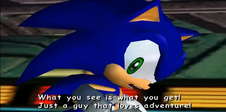 This is my favourite Sonic quote of all time (it's from Sonic Colors ...