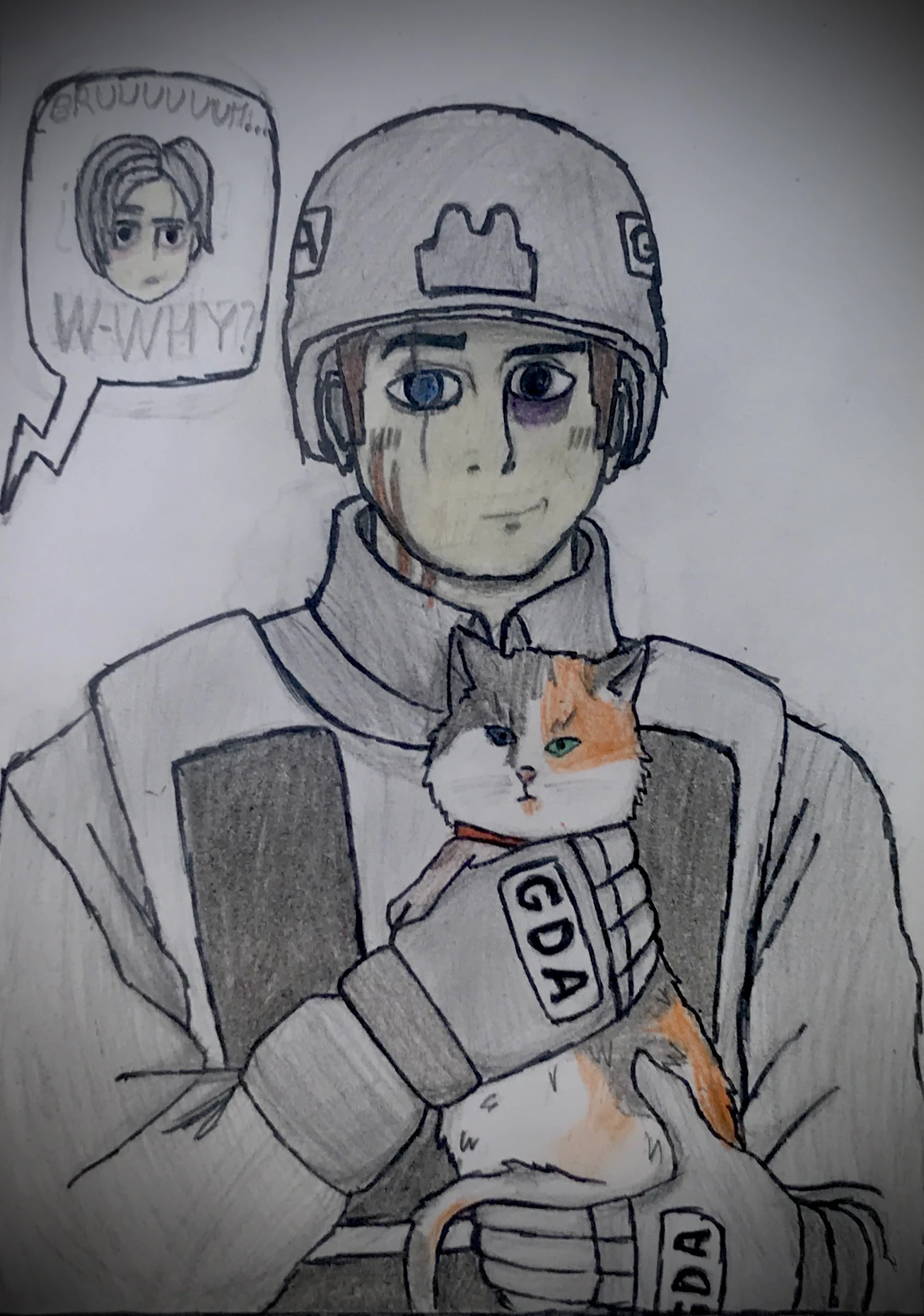 Operator loves cats, and this is canon (artwork) | Fandom