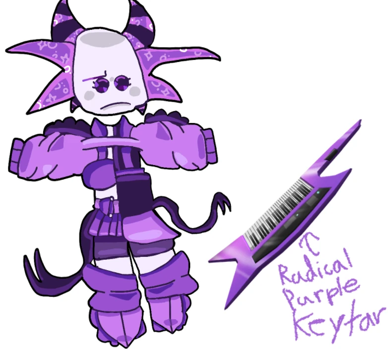 New phighting oc, Radical Purple Keytar | Fandom