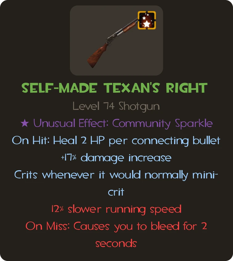 New mechanic primary: Texan's Right | Fandom