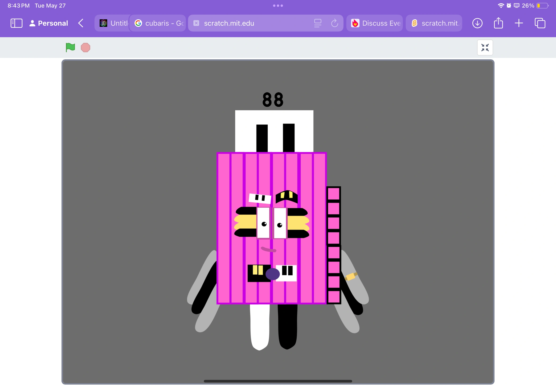 my numberblocks 88 scratch sprite | Fandom