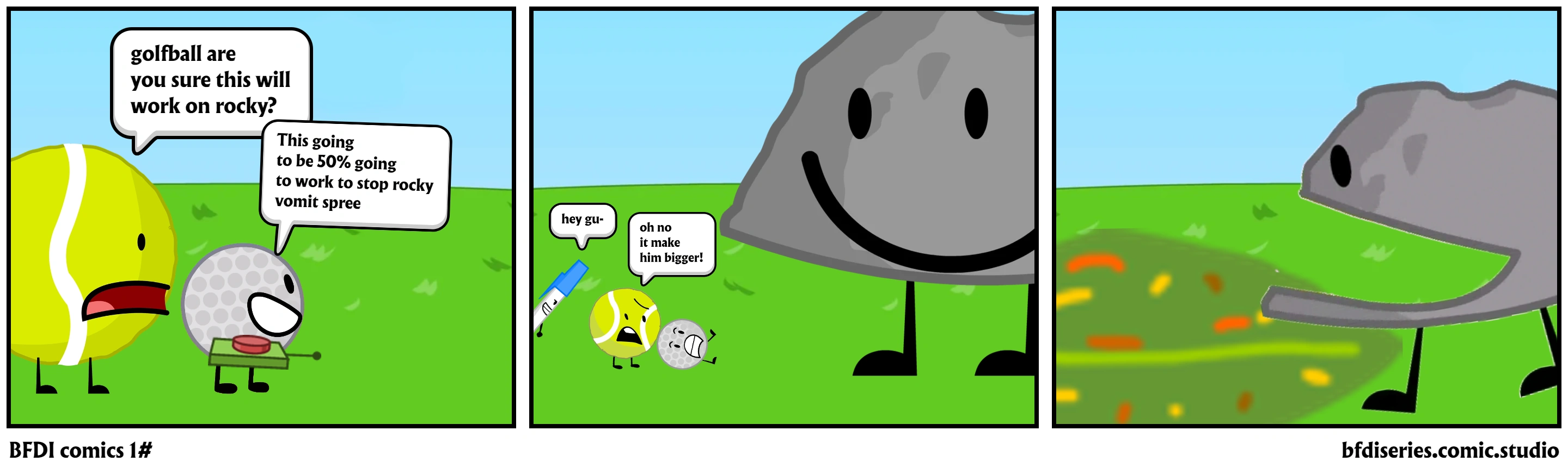 BFDI comics 1# | Fandom