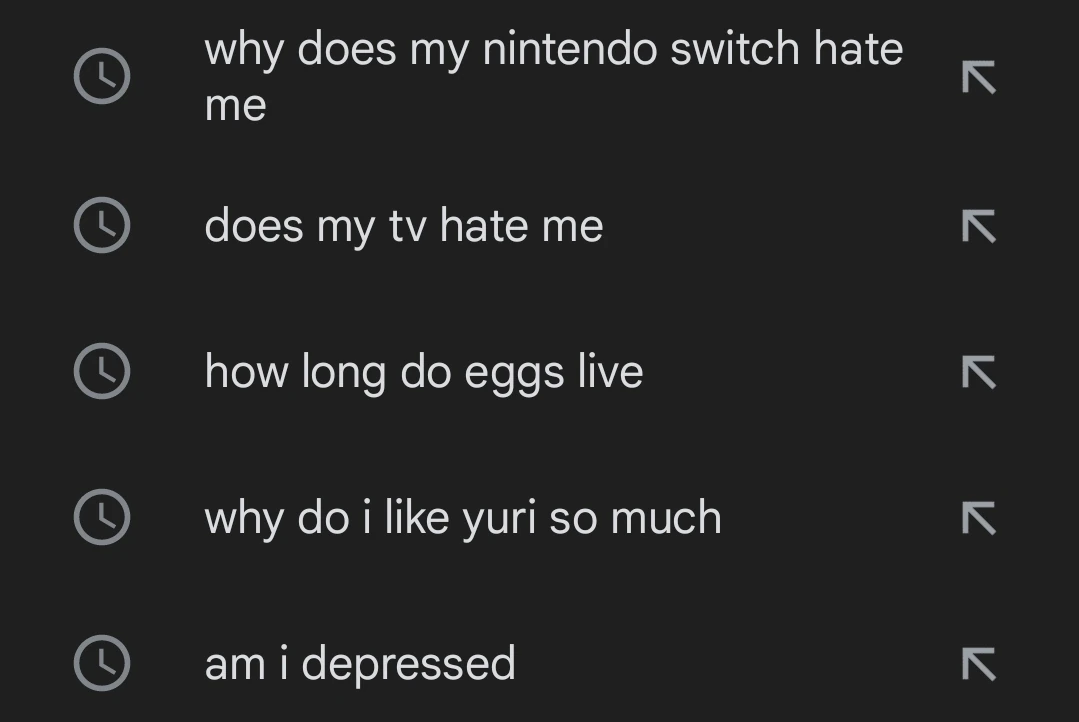 My freaking search history- | Fandom