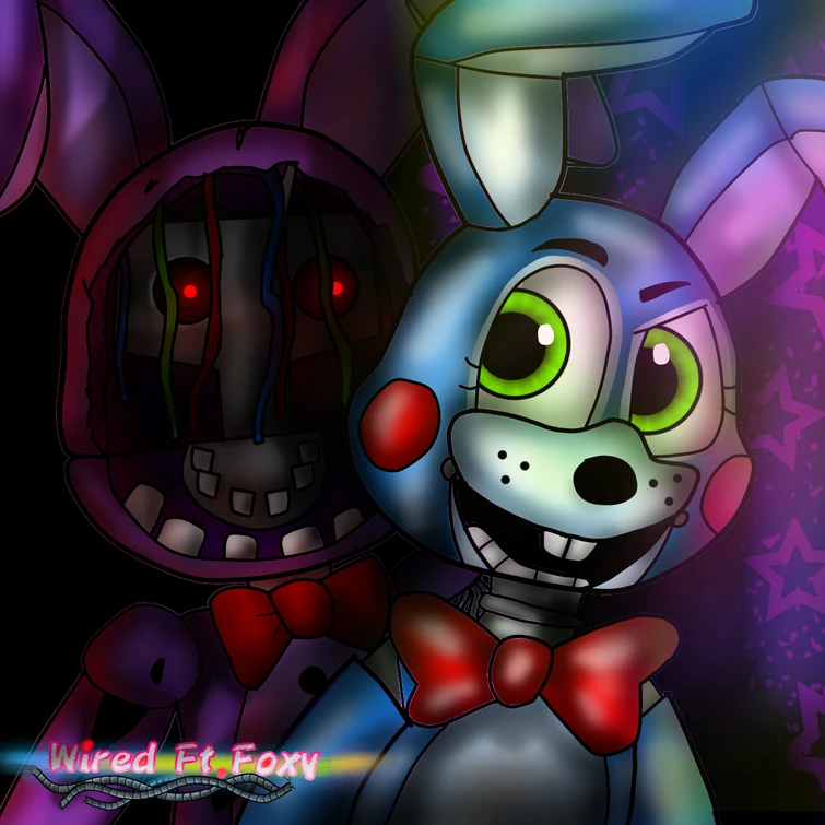 Withered Bonnie and Toy Bonnie (fanart) | Fandom
