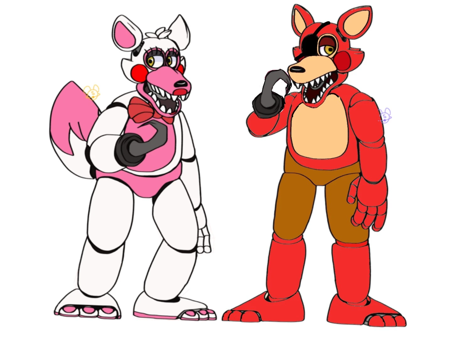 Fun time foxy with toy foxy | Fandom