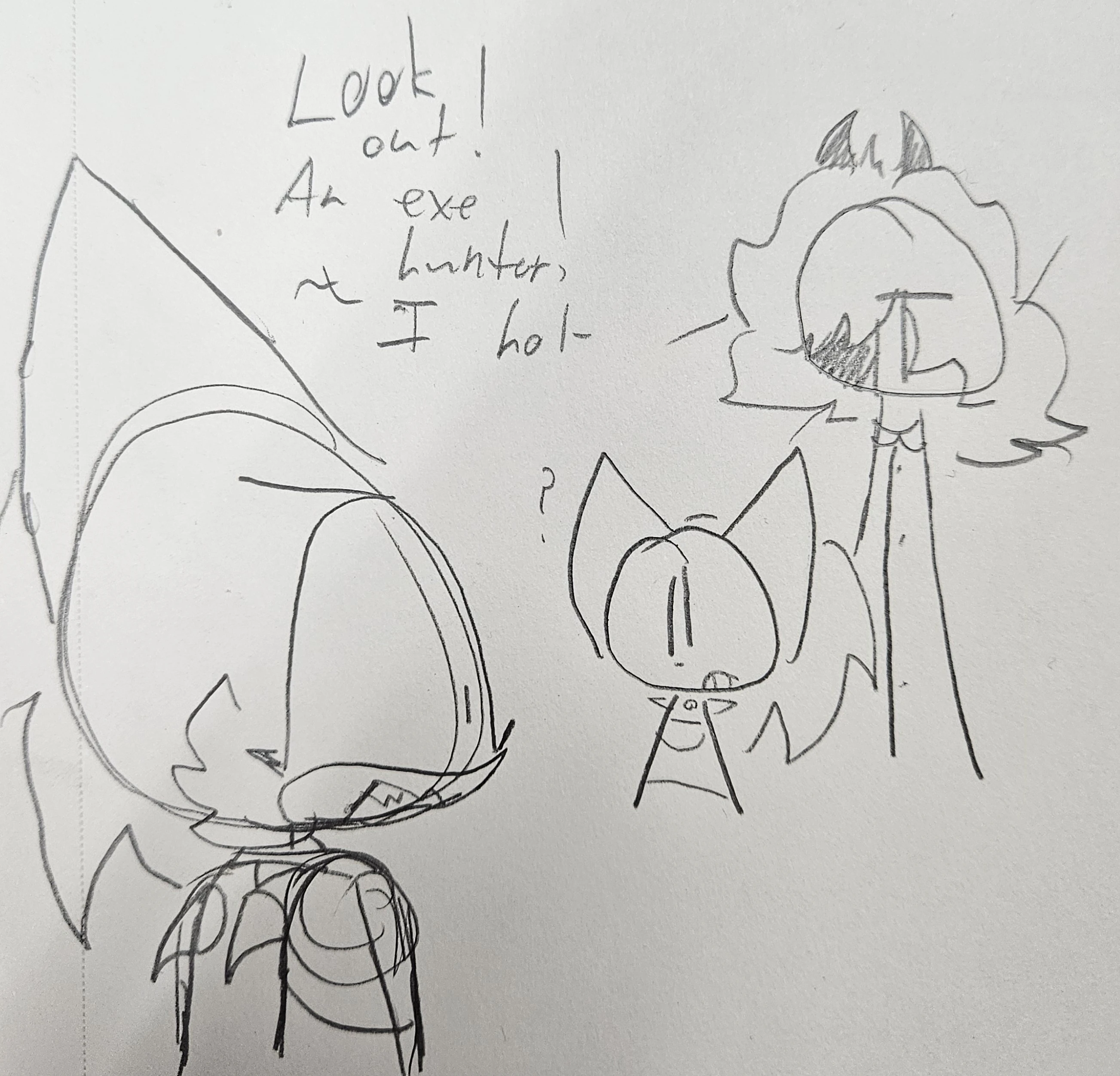 "i thought menace had a bad history with exe hunters.." | Fandom