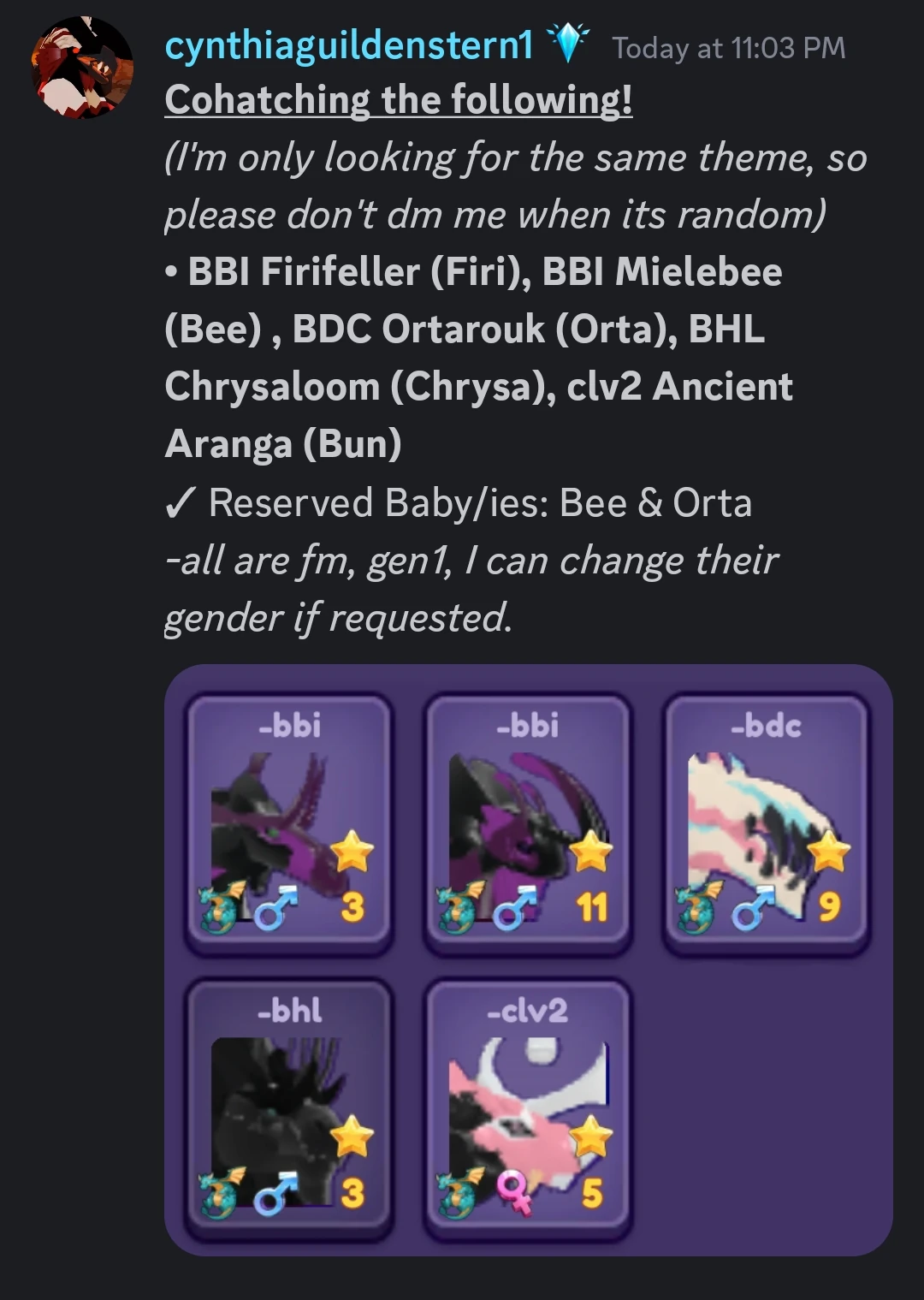 Cohatching (click the whole picture to see) | Fandom