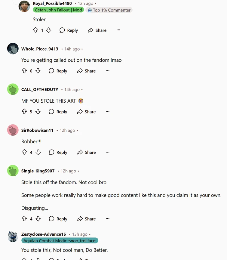 MY ART GOT STOLEN ON THE SUBREDDIT | Fandom