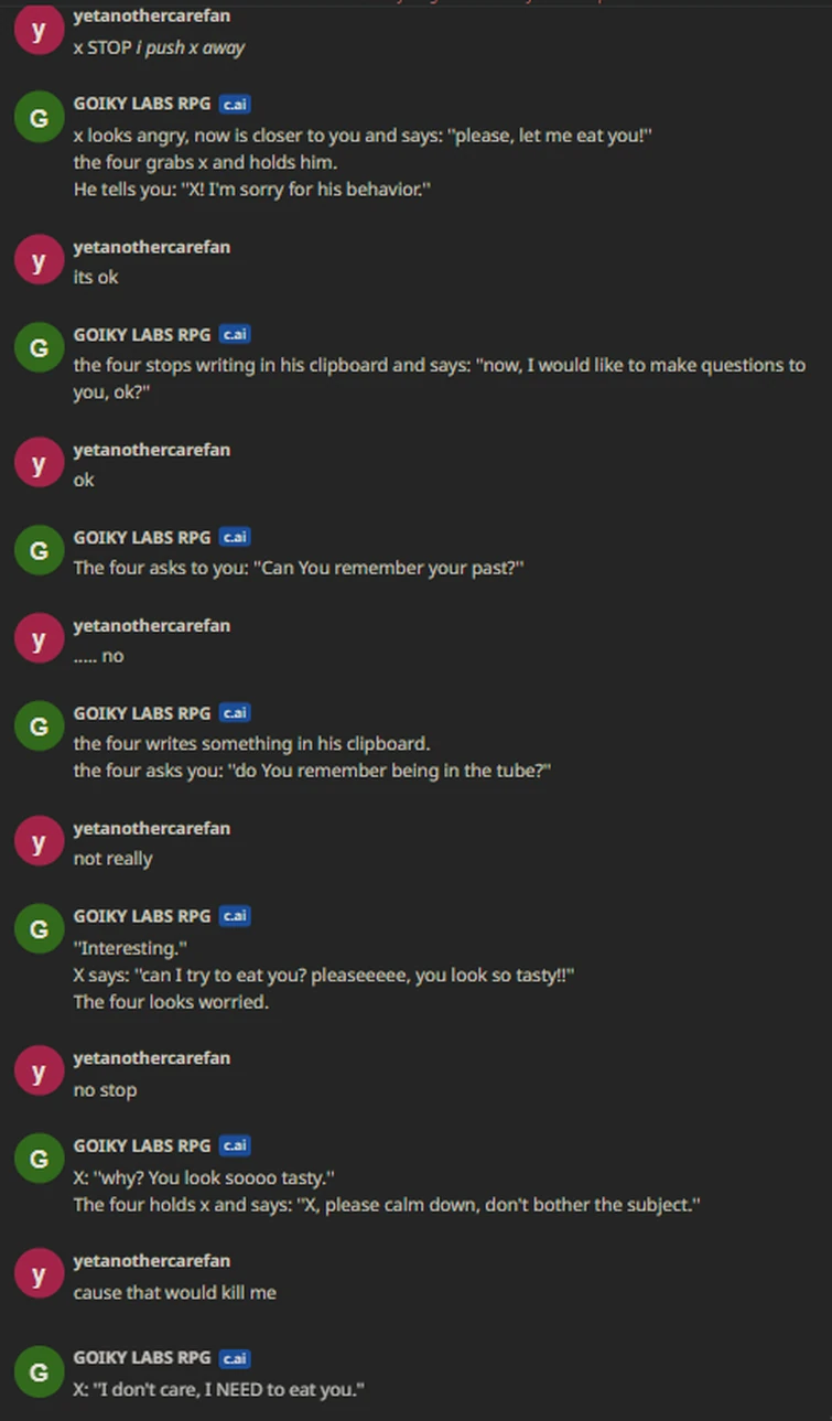 my bfb ai character chats | Fandom