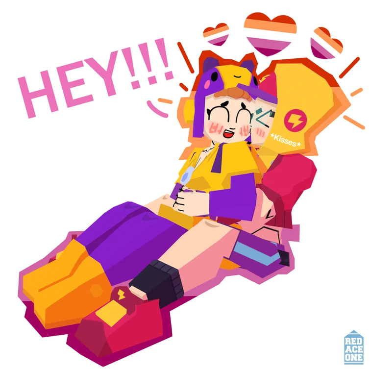 Brawl Stars Fanart! Low Poly Bea X Max! | Fandom