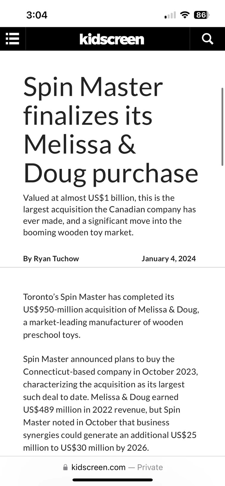Well guys Spin Master owns Melissa & Doug | Fandom