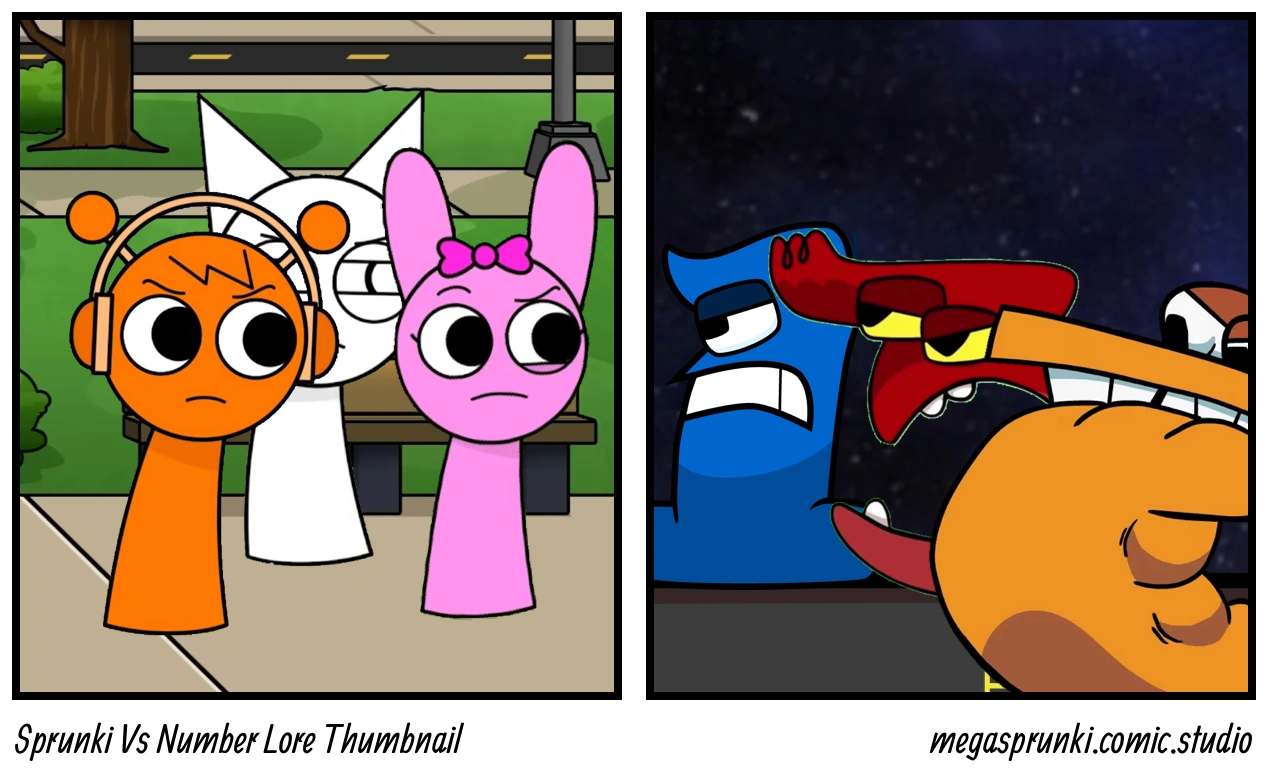 Look I made sprunki vs Number lore thumbnail | Fandom