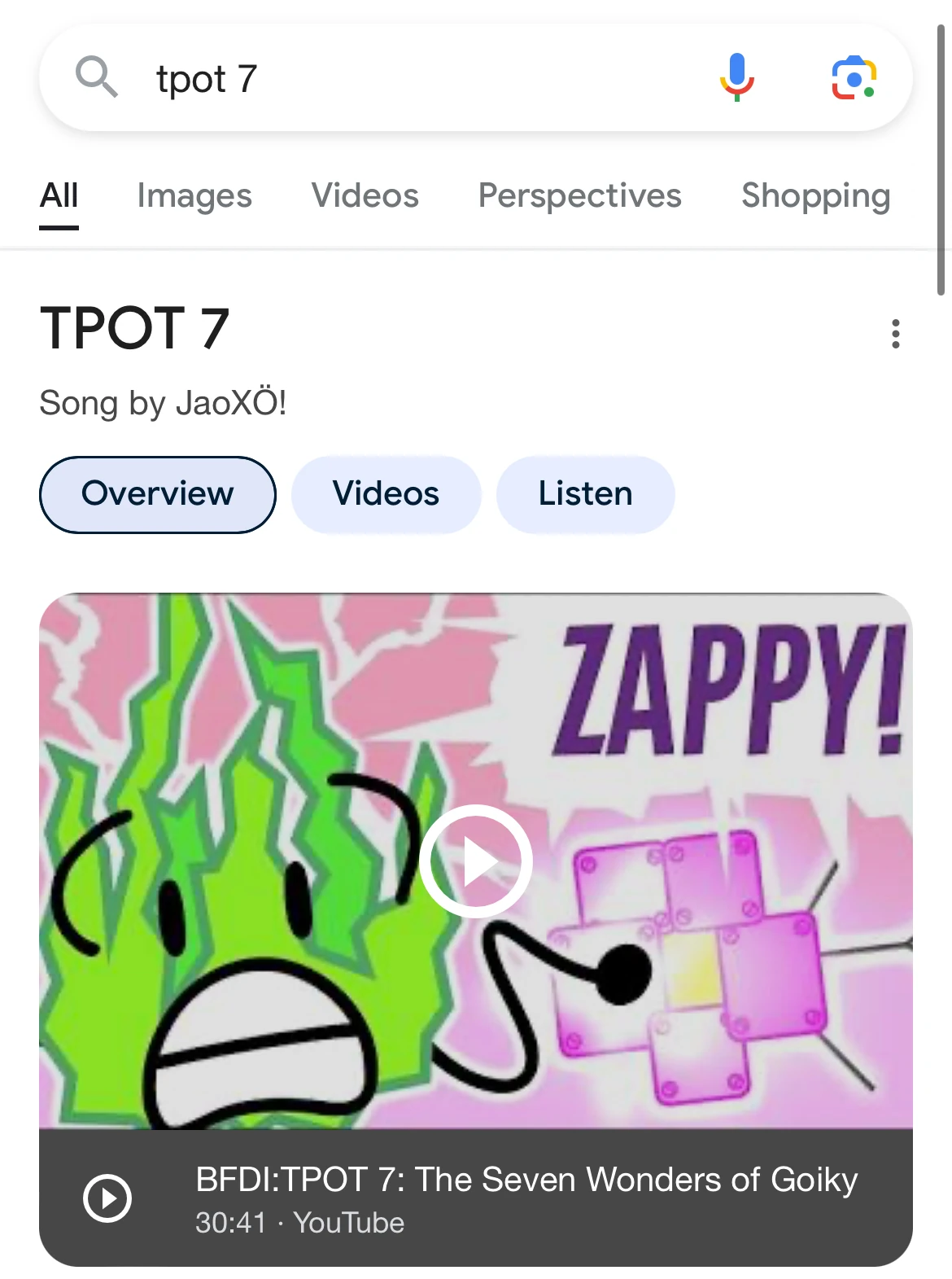 okay well apparently tpot 7 is a song | Fandom