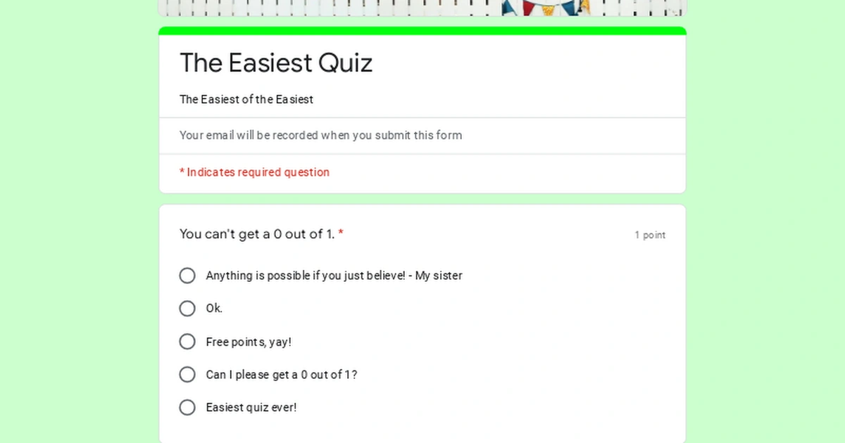 The Easiest Quiz for You Guys | Fandom