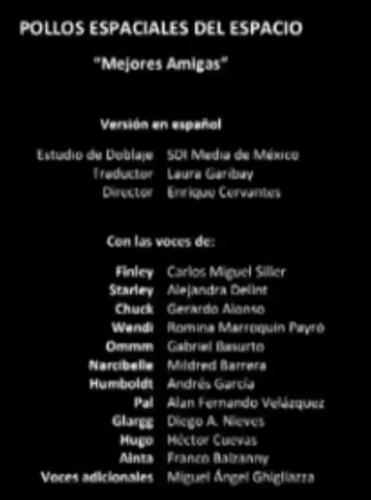 Por favor agreguen estos roles de Cony Madera, Ruth Robles y Romina ...