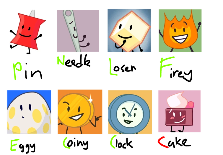 BFB but if your name is the first letter in the alphabet your ...