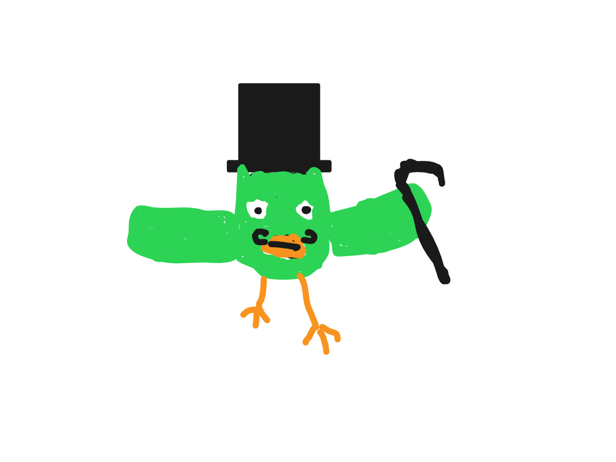 fancy duolingo art by me | Fandom