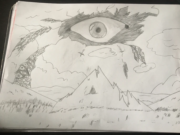 Wowie I made 3 drawings at school with an abnormal amount of eyes on ...