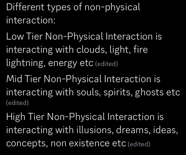 Different types of non-physical interaction | Fandom