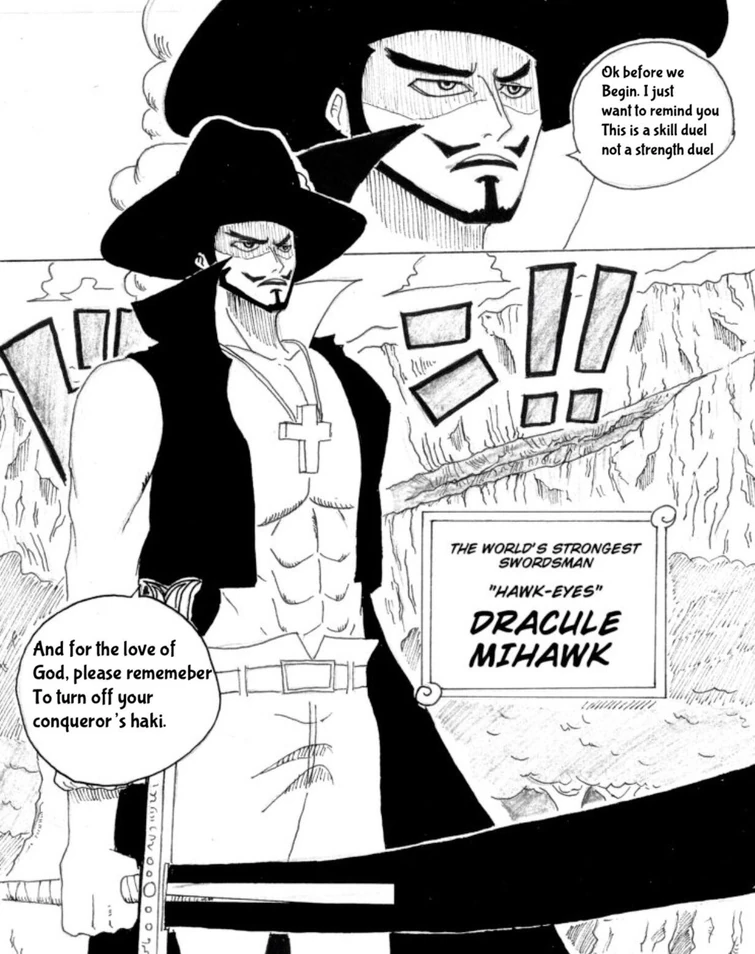 My Mihawk vs Shanks review (with official sources alongside) | Fandom